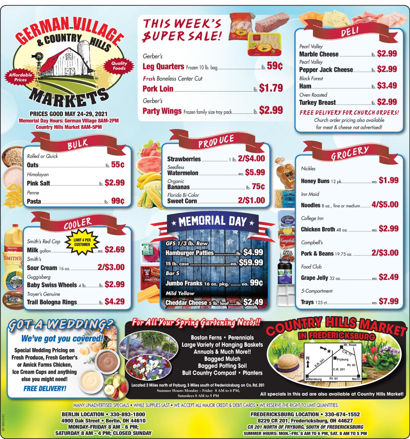 Weekly Specials May 24-29 - German Village Market